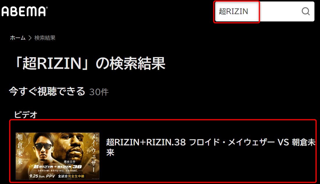 超RIZINのPPVの値段と購入方法は？最安値で対戦を見るやり方は？